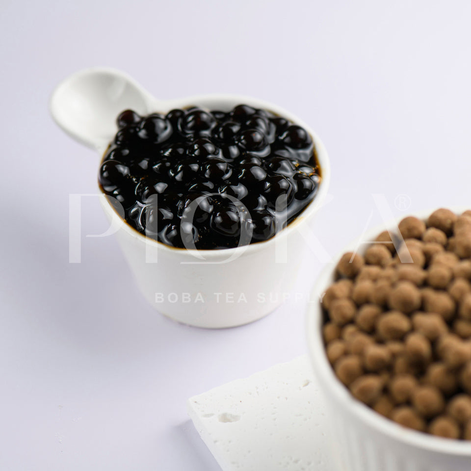 Premium Black Boba Tapioca Pearls – Chewy Bubble Tea Toppings for Milk ...